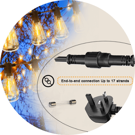 Festoon Light Accessories | Cables, Hooks & Fittings | TheLights4U