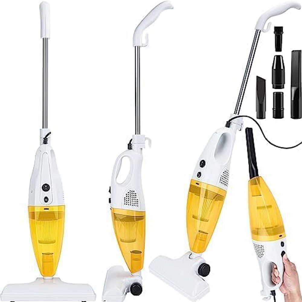 CROWNSHOP 2-in-1 Corded Vacuum Cleaner Yellow | 1000W Upright ...