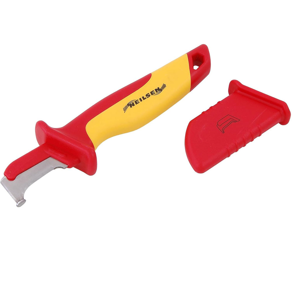 Neilsen CT5683 - VDE Insulated Cable Knife with Hook: Safe Cable Cutti